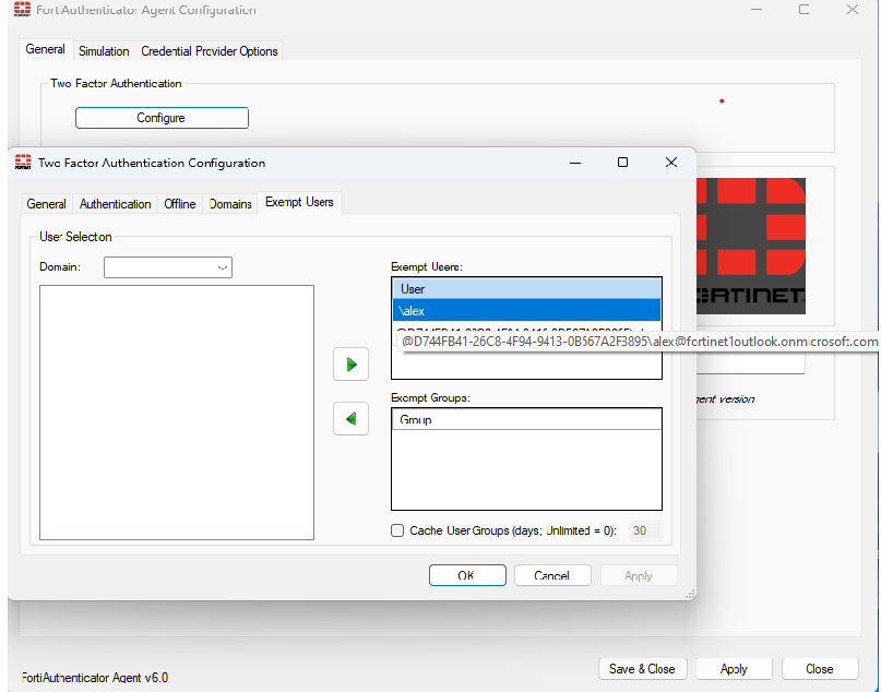 Optional configuration settings | FortiAuthenticator 6.6.0 | Fortinet Document Library