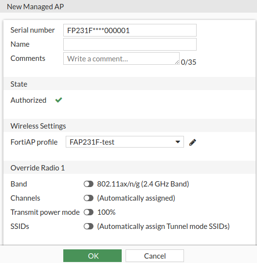 Discovery and authorization of APs | FortiAP / FortiWiFi 7.4.8 ...