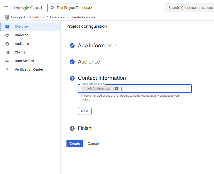 Example 3: Google OIDC as IdP | | Fortinet Document Library