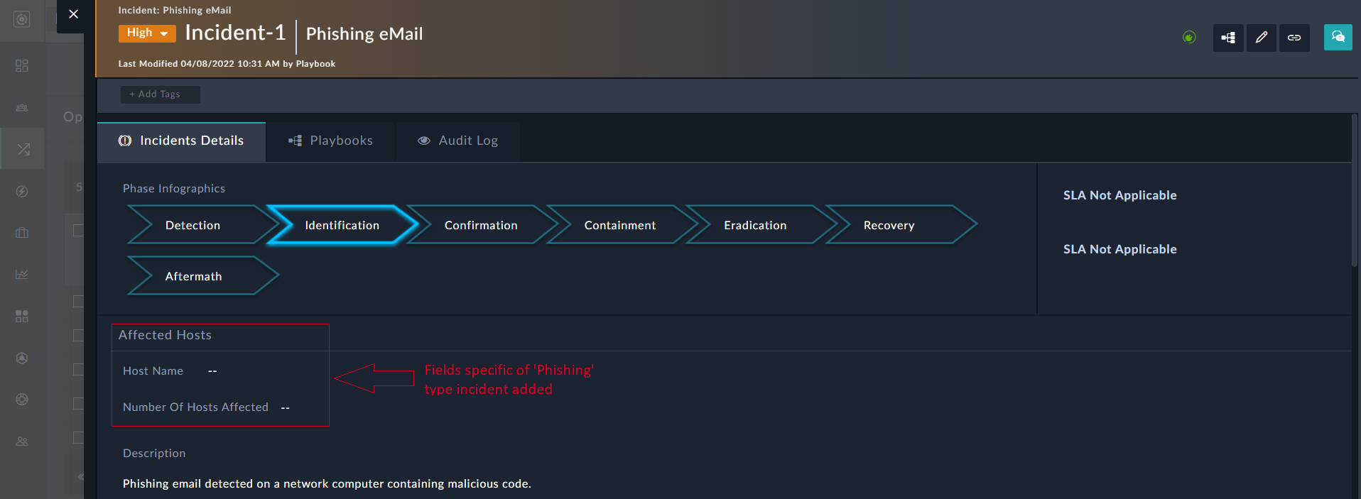 Tutorial: Creating an Incident Form for the Phishing Type of Incident ...