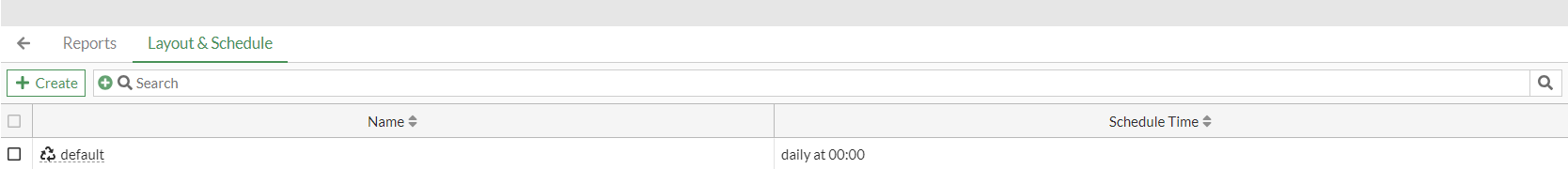 Layout & schedule | FortiSRA 1.4.1 | Fortinet Document Library