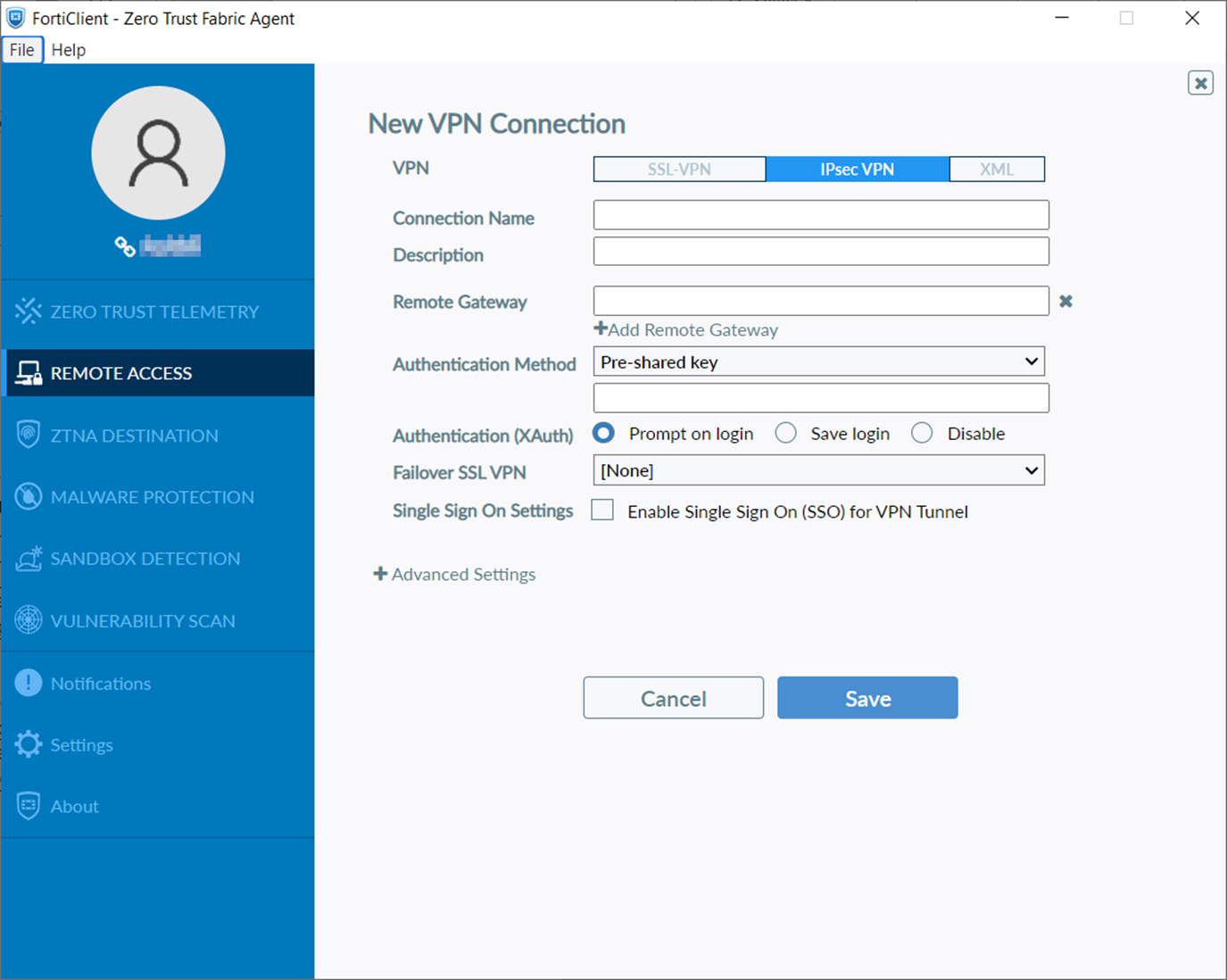 FortiClient or endpoint configurations | FortiGate / FortiOS 7.6.0 ...