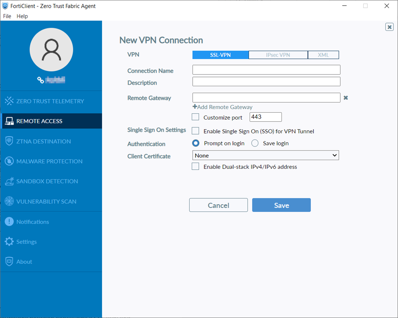 FortiClient or endpoint configurations | FortiGate / FortiOS 7.6.0 ...