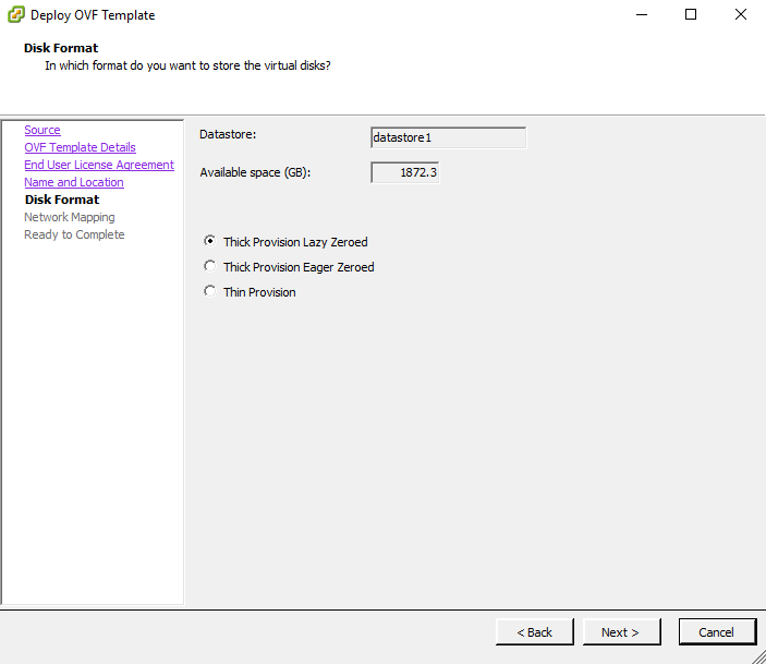 Deploy the OVF file | FortiProxy Private Cloud 7.4.0 | Fortinet ...