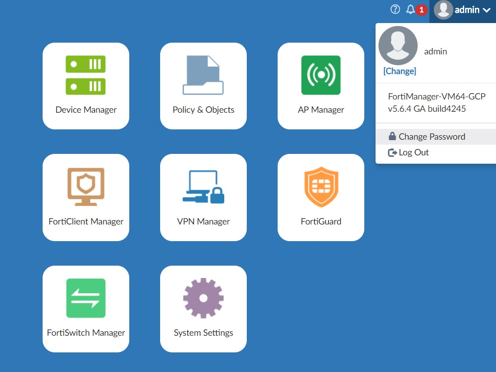 Connecting to the FortiManager-VM | FortiManager Public Cloud 7.2.0