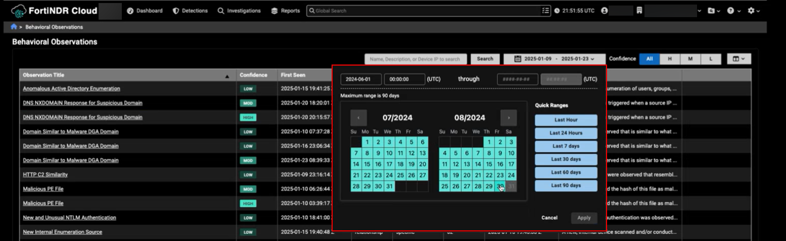 Version 25.1.a | FortiNDR Cloud 25.2.a | Fortinet Document Library