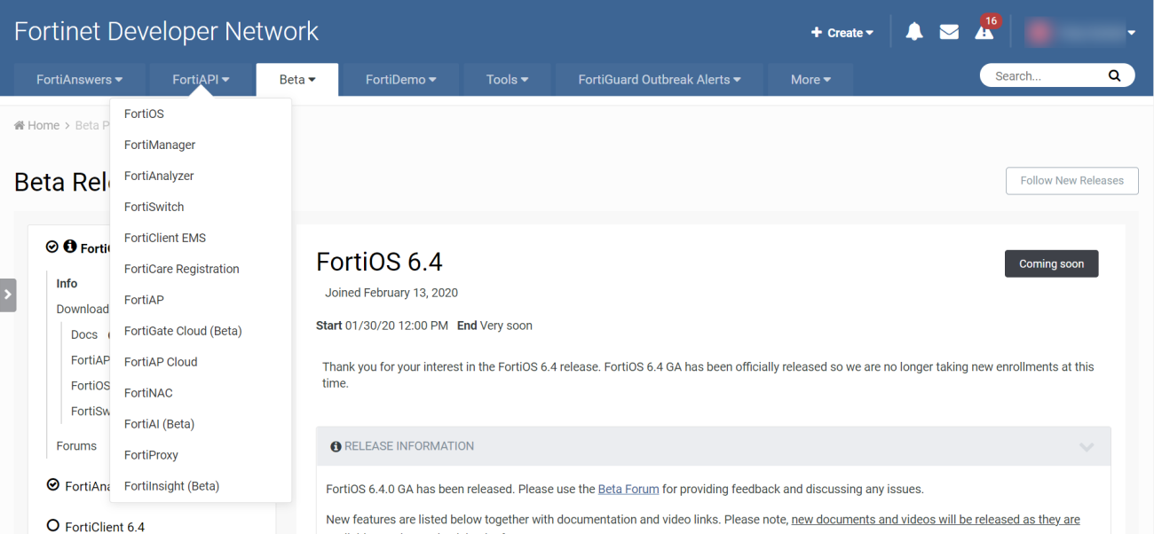 Accessing FortiAPIs | FortiCloud Services 25.1.0 | Fortinet Document ...