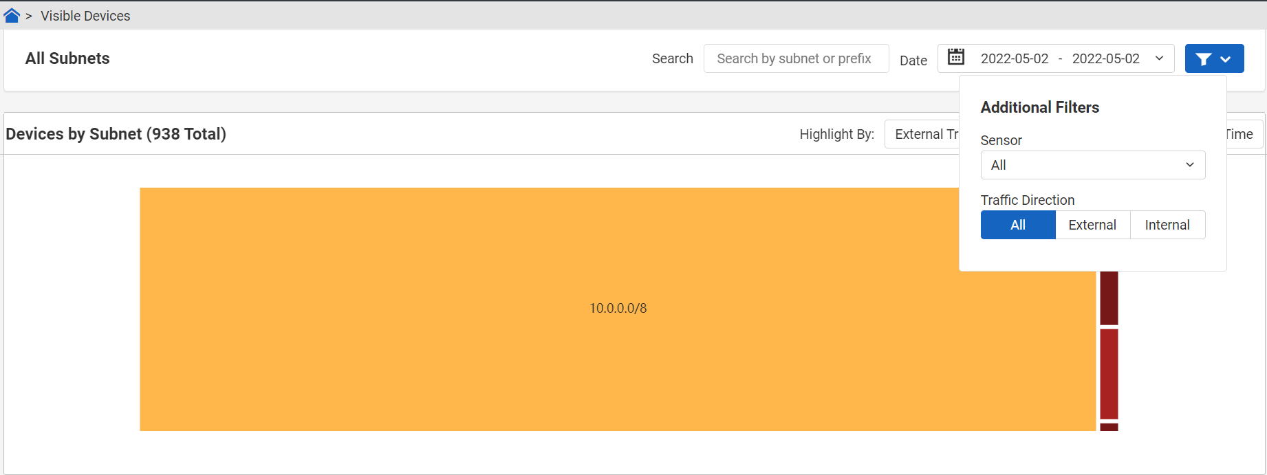 Device view overview | FortiNDR Cloud 2023.2.0