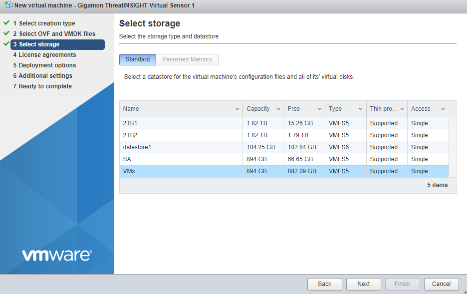 Deploy sensor on VMware | FortiNDR Cloud 2023.1.1