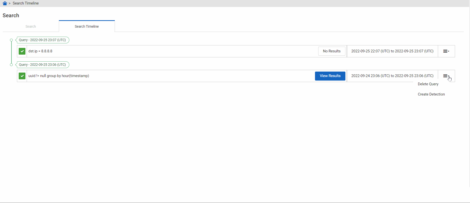 Create detection | FortiNDR Cloud 2023.2.0