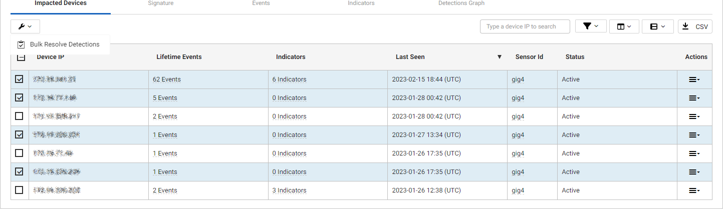 Resolving a detection | FortiNDR Cloud 2023.2.0