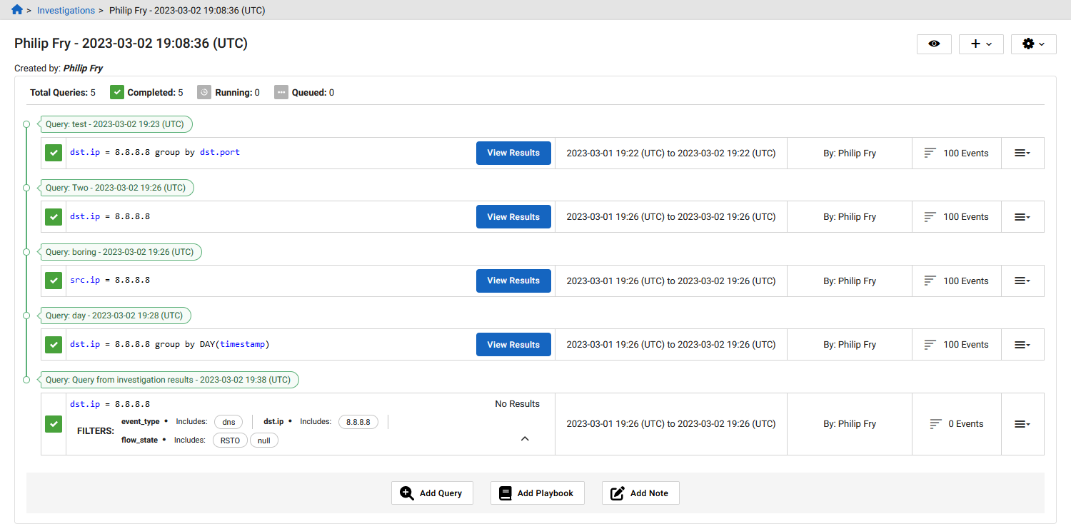 Facet Search | FortiNDR Cloud 2023.2.0
