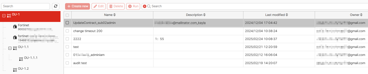 OU CLI scripts | FortiGate Cloud 25.1.a | Fortinet Document Library
