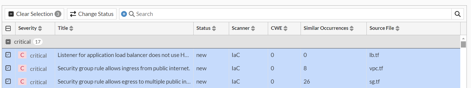 Modifying the Vulnerability Status | FortiDevSec 24.4.0 | Fortinet ...