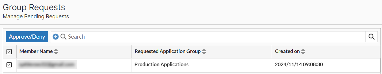 Group Requests | FortiDevSec 24.4.0 | Fortinet Document Library
