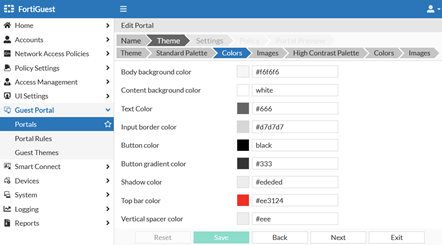 Creating Guest Portal | FortiGuest 1.1.0