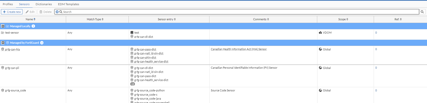 GUI enhancements for FortiGuard DLP service | FortiProxy 7.6.0 ...