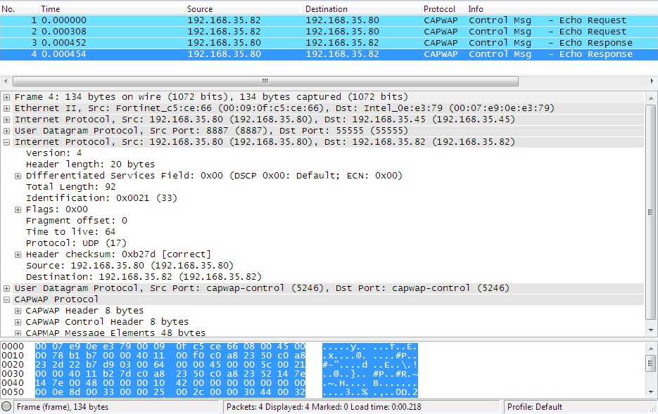 Packet sniffer | FortiAP / FortiWiFi 7.6.3 | Fortinet Document Library
