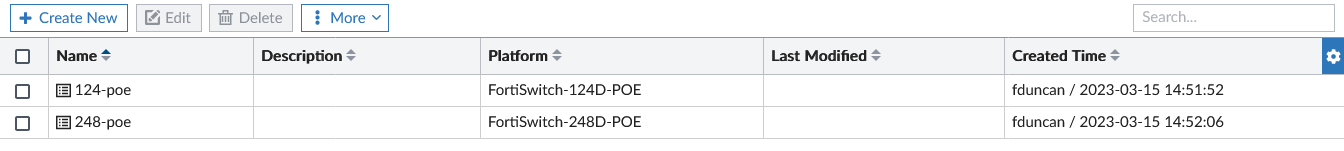 Accessing FortiSwitch templates | FortiManager 7.6.1 | Fortinet ...