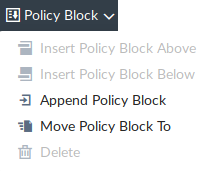Appending a Policy Block to a Policy Package | FortiManager 7.6.1 ...