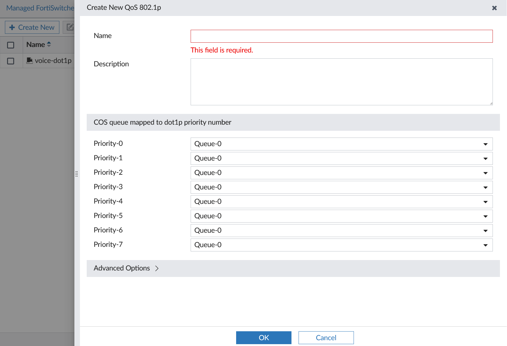 Creating QoS policies | FortiManager 7.6.1 | Fortinet Document Library