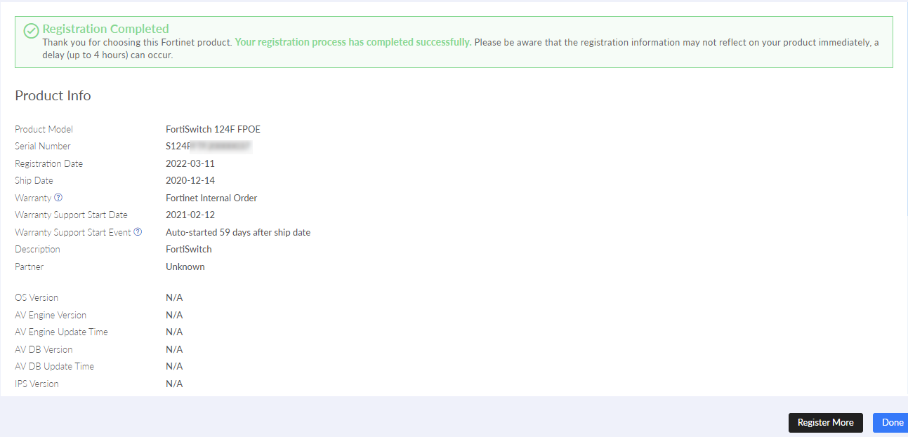 Registering a Device | FortiLAN Cloud 23.2.0 | Fortinet Document Library