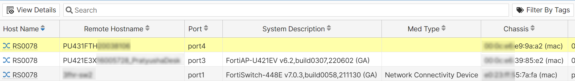LLDP | FortiLAN Cloud 23.2.0