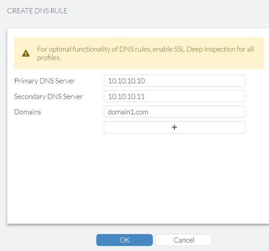 Split DNS Rules | FortiSASE 24.4.60 | Fortinet Document Library