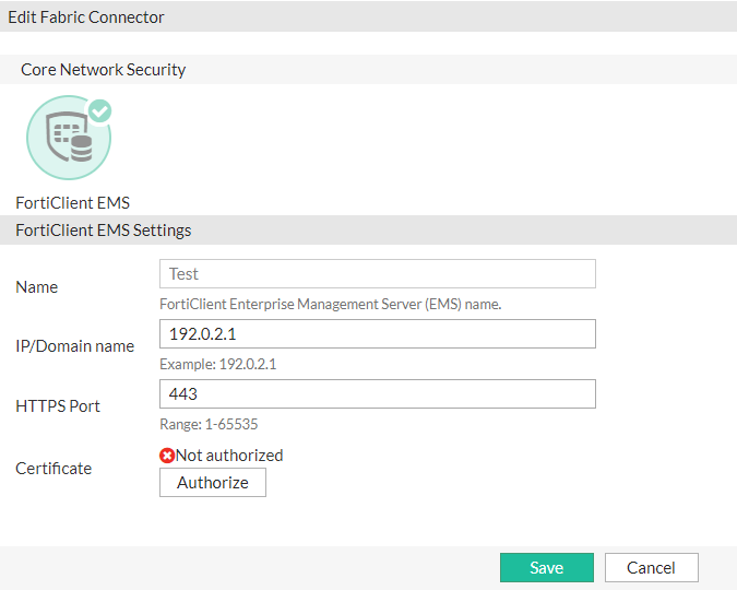 Configuring FortiClient EMS Connector for ZTNA | FortiWeb 7.2.11 | Fortinet Document Library