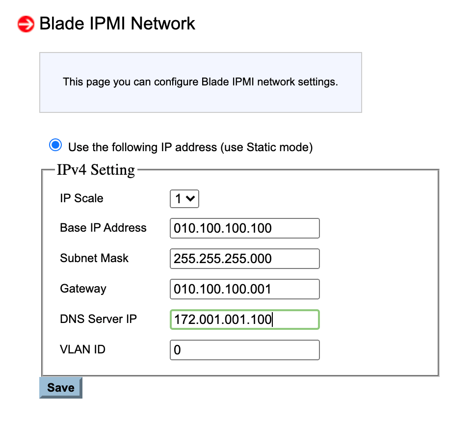 Configure the Blade Management Network | FortiAnalyzer BigData 7.6.0 ...