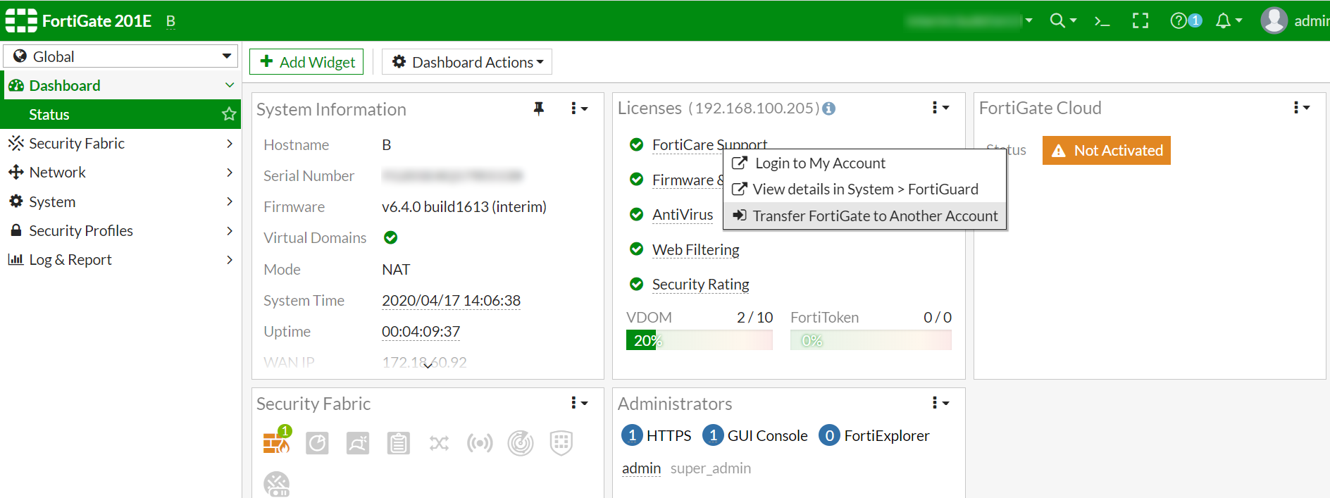 Administration Guide | FortiGate / FortiOS 6.4.8 | Fortinet ...