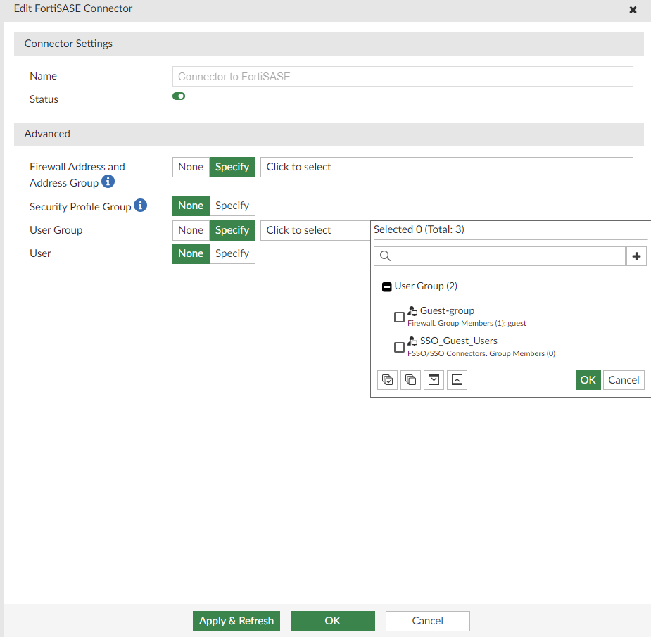 Configuring FortiManager for central management | FortiSASE | Fortinet Document Library