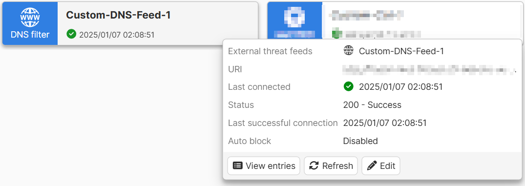 Configuring external feeds with Web Filter and DNS Filter profiles | FortiSASE | Fortinet ...