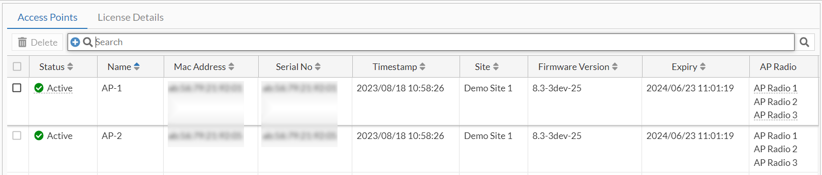 Viewing License Information | FortiPresence 23.3.0 | Fortinet Document Library