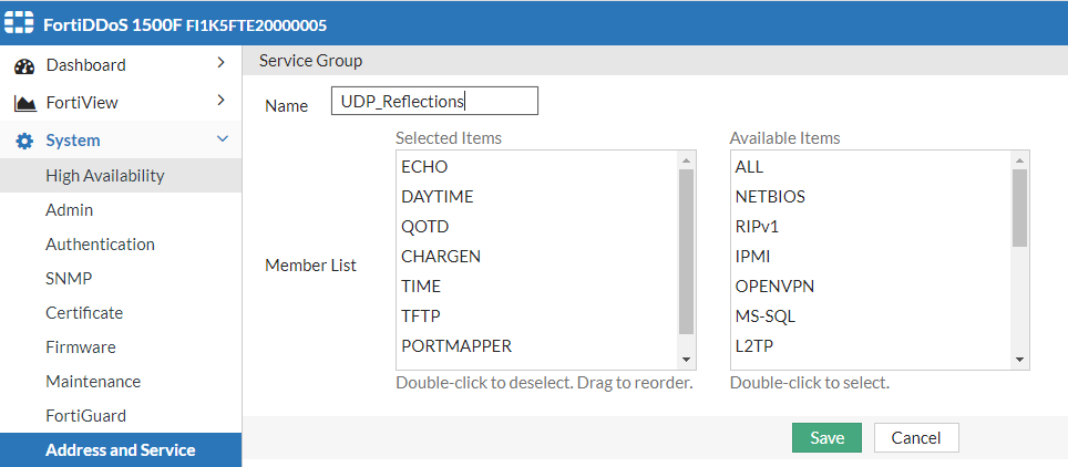 Using FortiDDoS ACLs | FortiDDoS-F 7.0.3 | Fortinet Document Library