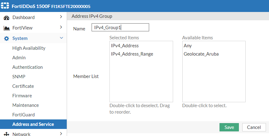 Using FortiDDoS ACLs | FortiDDoS-F 7.0.3 | Fortinet Document Library