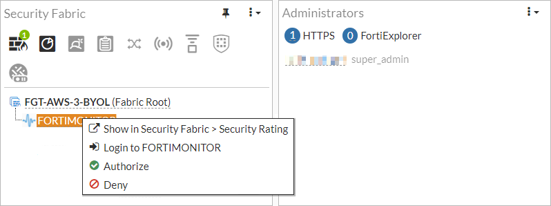 Configuring FortiMonitor | FortiGate / FortiOS 7.2.7 | Fortinet ...
