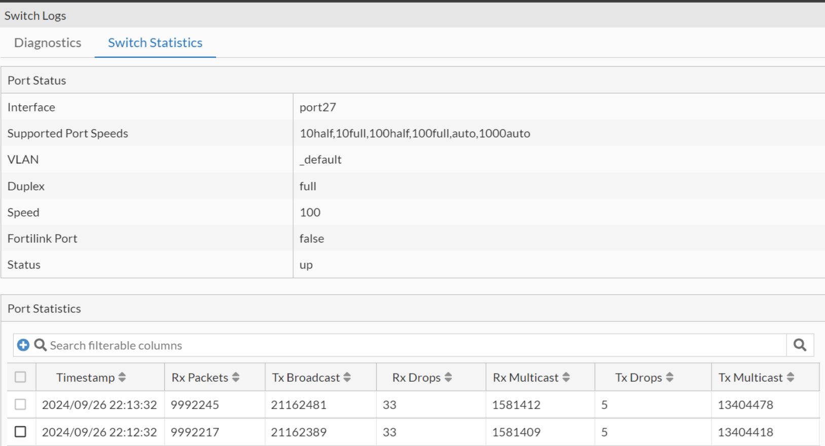 Switching | FortiAIOps 2.1.0 | Fortinet Document Library