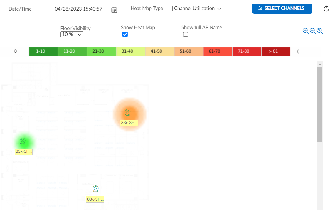 Heat Maps | FortiAIOps 2.1.0 | Fortinet Document Library