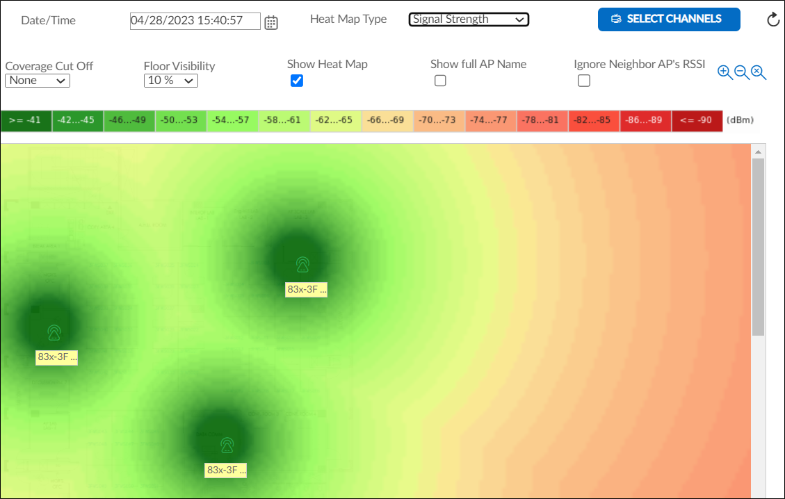 Heat Maps | FortiAIOps 2.1.0 | Fortinet Document Library