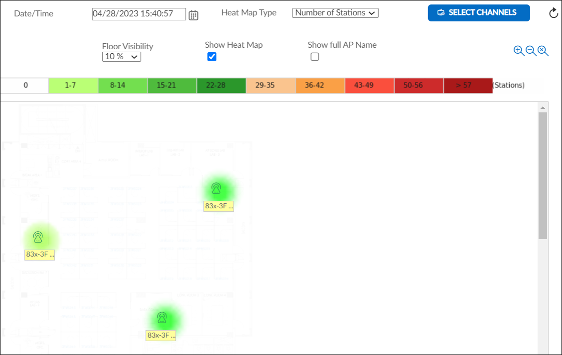 Heat Maps | FortiAIOps 2.1.0 | Fortinet Document Library