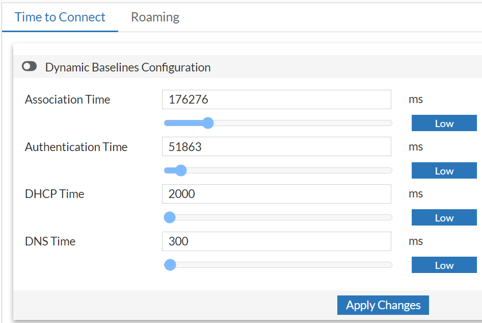 Time To Connect | FortiAIOps 2.1.0 | Fortinet Document Library