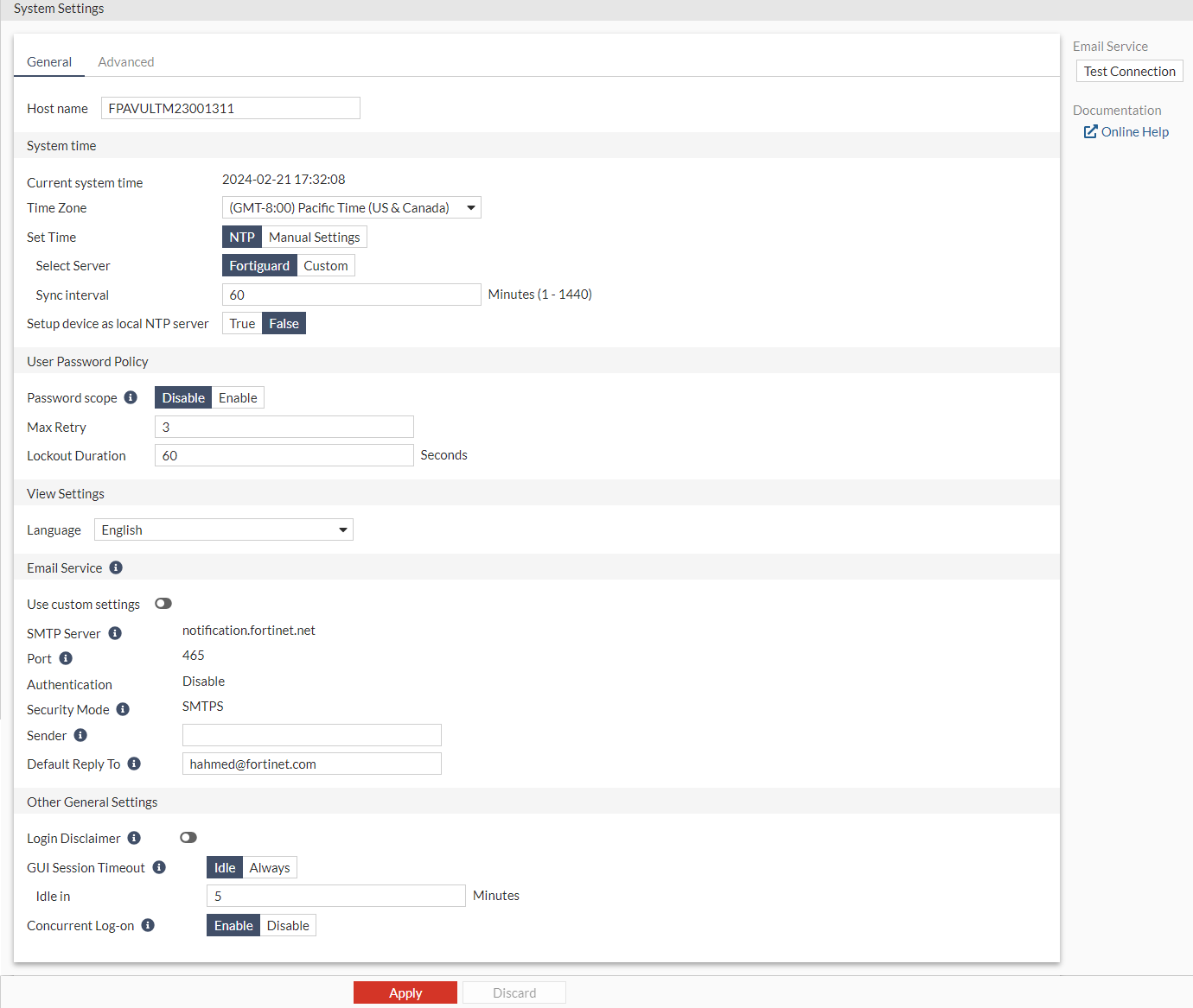 Settings | FortiPAM 1.3.1 | Fortinet Document Library