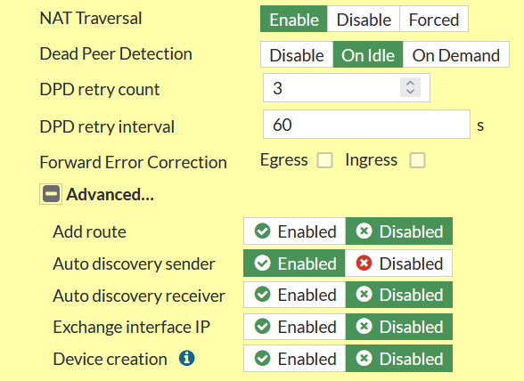 IPsec VPN configuration | FortiSASE | Fortinet Document Library