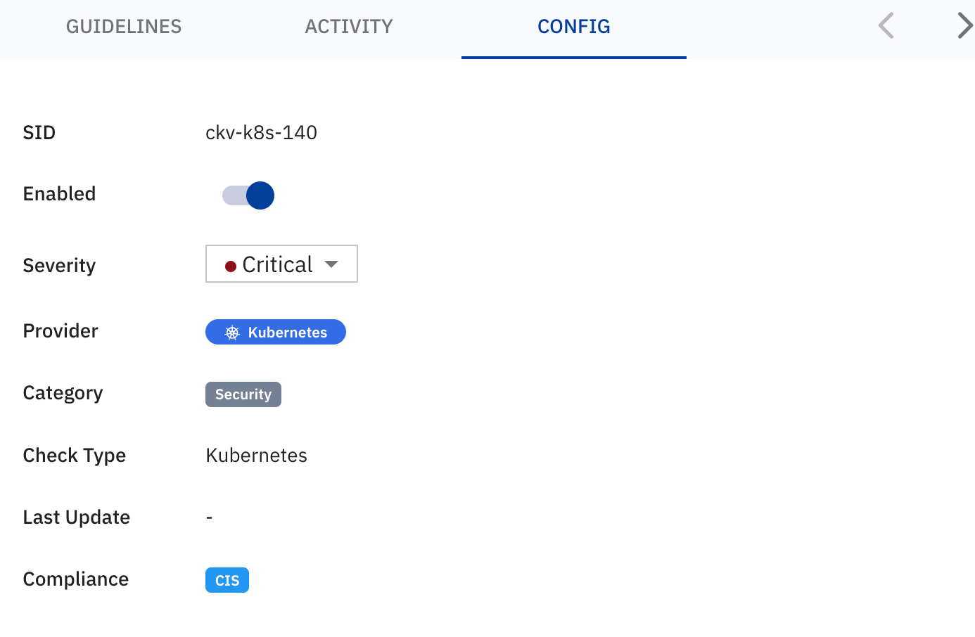 Modify IaC Security Policies | Lacework FortiCNAPP 24.3.0 | Fortinet ...