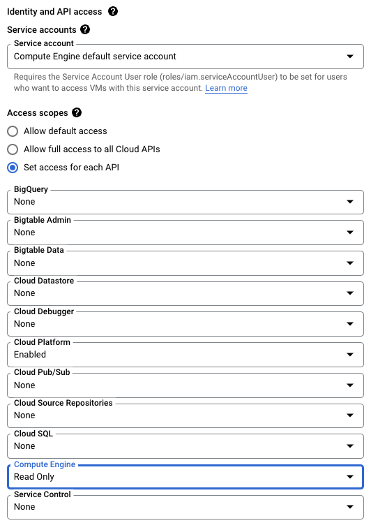 Configure Access to Labels in Google Cloud | Lacework FortiCNAPP | Fortinet Document Library