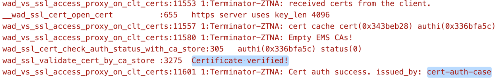 Debugging: Zero trust tunnel related issues | FortiAuthenticator 6.6.0 ...