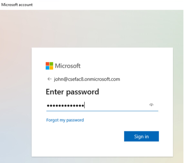 Joining the Windows 10 endpoint to Microsoft Entra ID ...