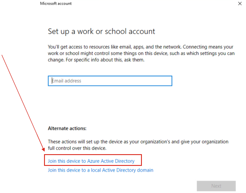 Joining the Windows 10 endpoint to Microsoft Entra ID | FortiAuthenticator 6.6.0 | Fortinet ...