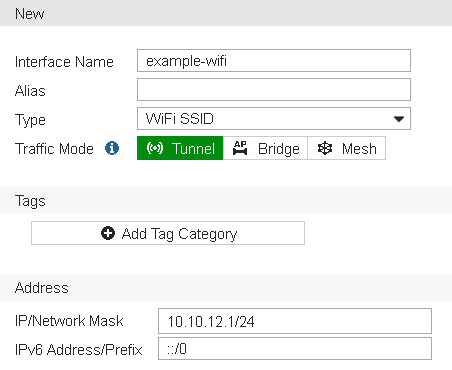 Creating SSID and set up authentication | FortiAuthenticator 6.6.0 ...